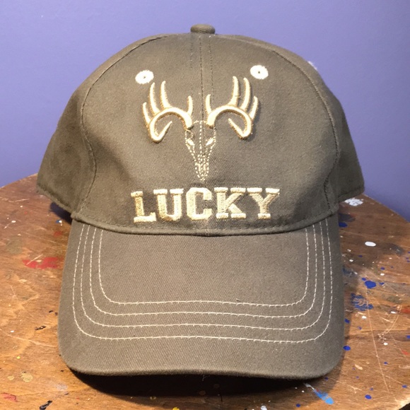 Lucky Buck | Accessories | Lucky Buck Hat Full 6 Panel Style Velcro ...